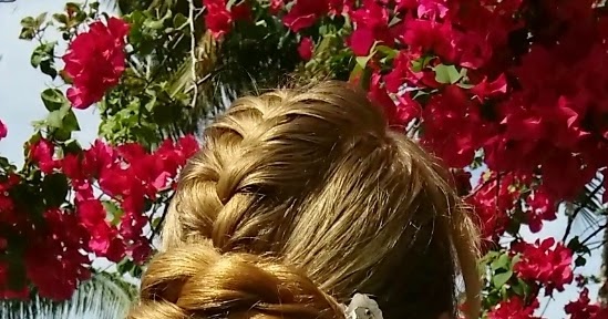 Braids & Hairstyles for Super Long Hair: Mohawk & rope braid bun~ my ...