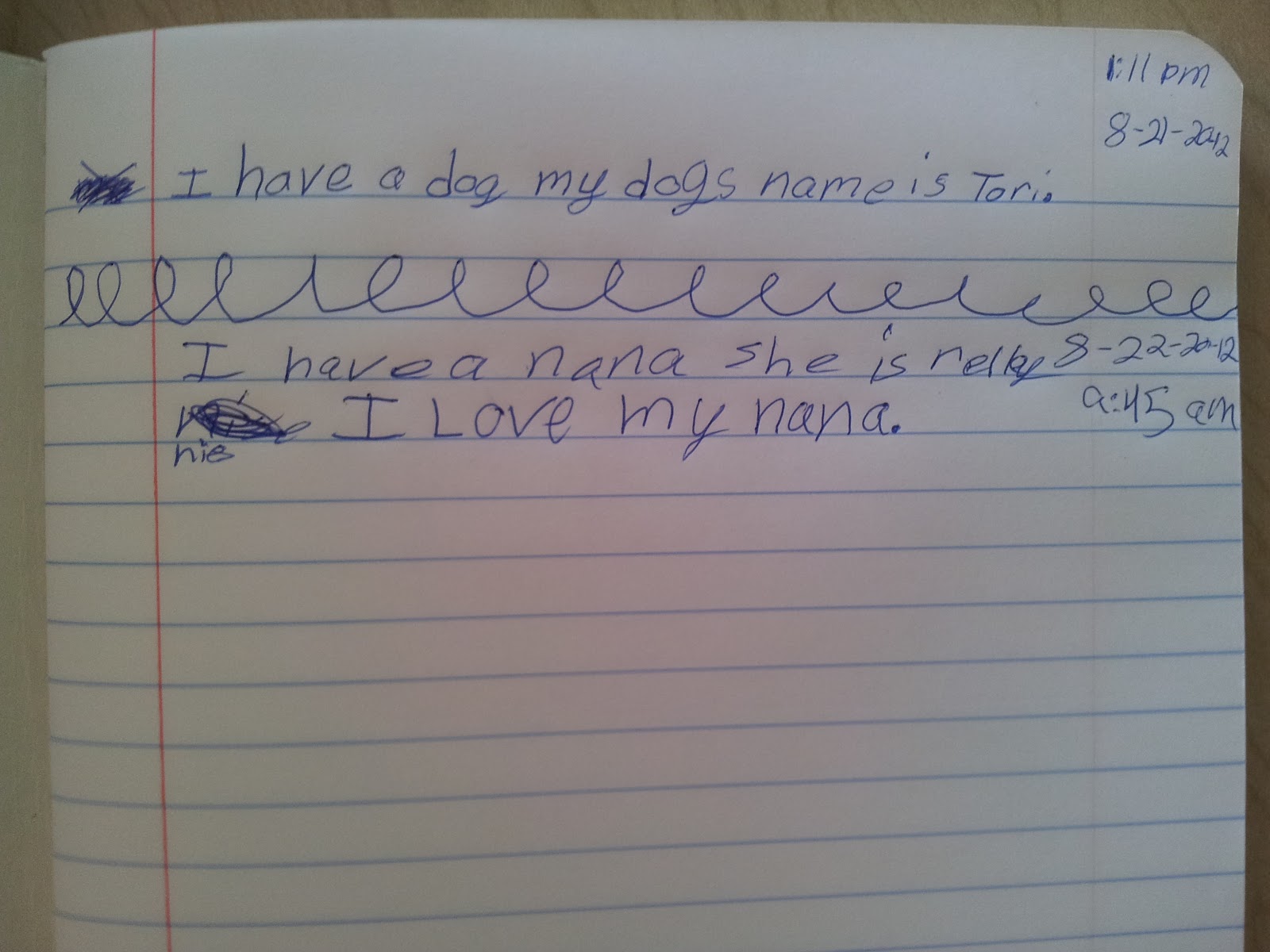 Room 121: First Week of Free-Writing!