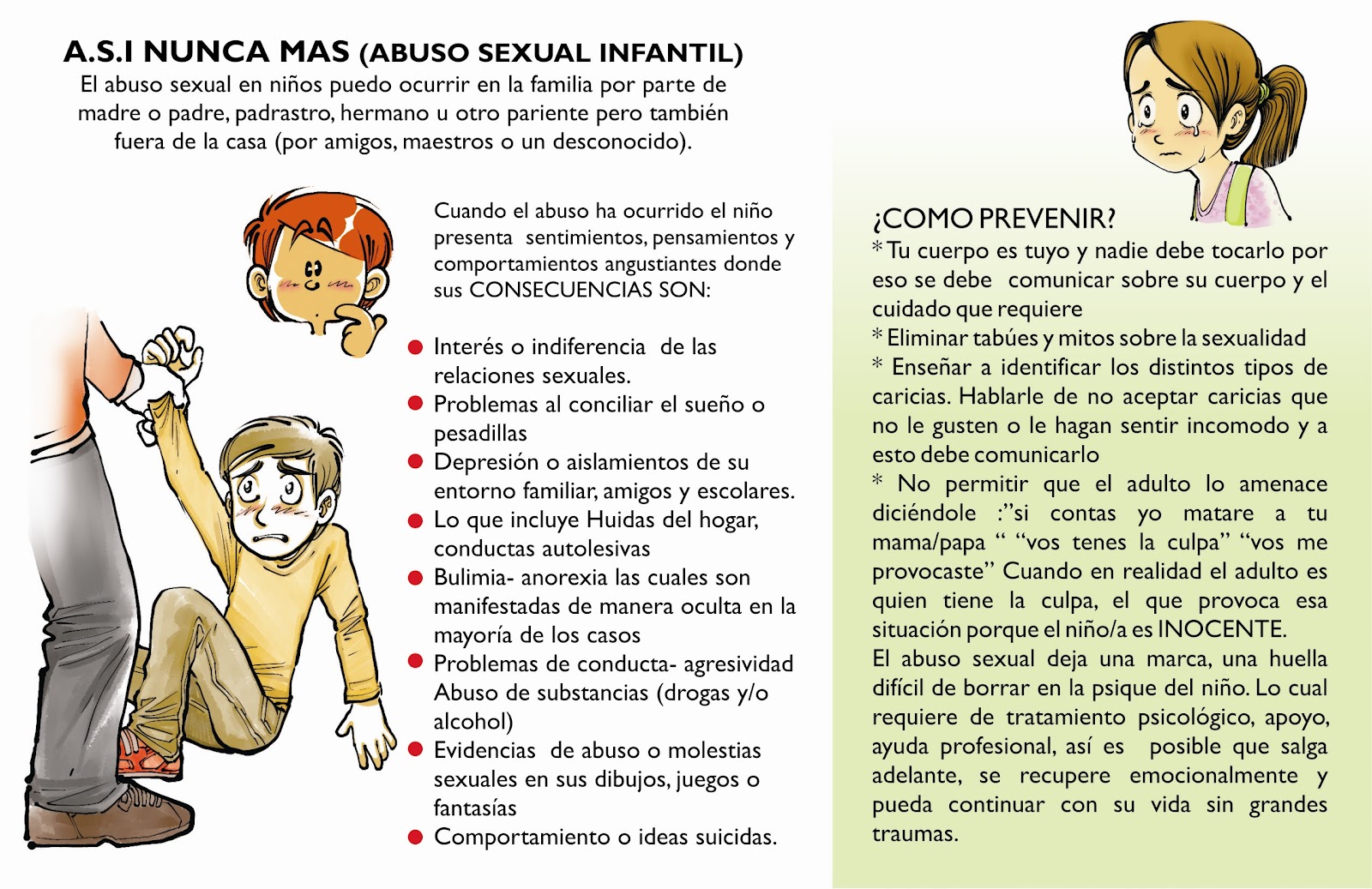 Materiales Para La Prevención Y Visualización Del Abuso Sexual Infantil
