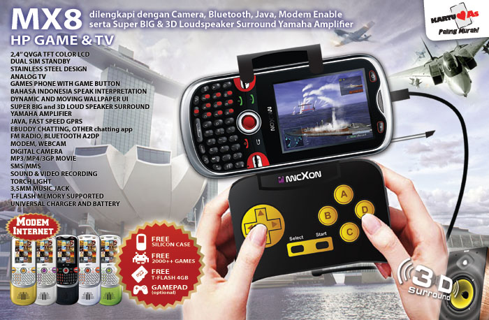 Micxon MX8 : Lebih sekedar cellphone game