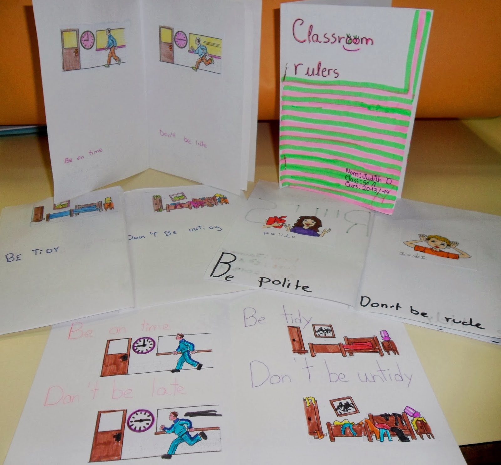 LET'S HAVE FUN! Escola Beat Bonaventura Gran: Classroom rules
