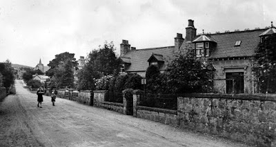 Tour Scotland: Old Photograph Kincardine O'Neil Road Torphins Scotland