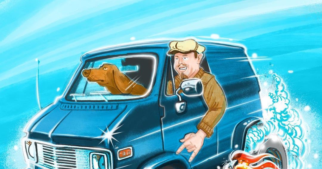 Bedford CF2 Van: Van Art by Tim Pronk