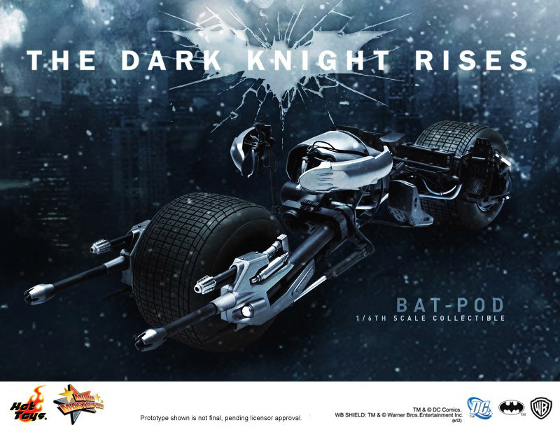 The Plastic League: BATMAN: Bat-Pod de “The Dark Knight Rises” por Hot Toys