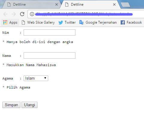 Membuat Validasi Input Menggunakan Javascript (Mandatory Javascript ...
