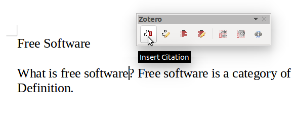 How To Create Basic Citation & Bibliography from Zotero in LibreOffice