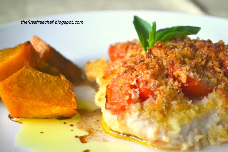the FUSS FREE chef: Easy Western : Post #2 - Herb Crusted Fish Fillet ...