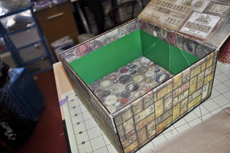 The Male Crafter: A Sewing Box .. Birthday gift for my Sister