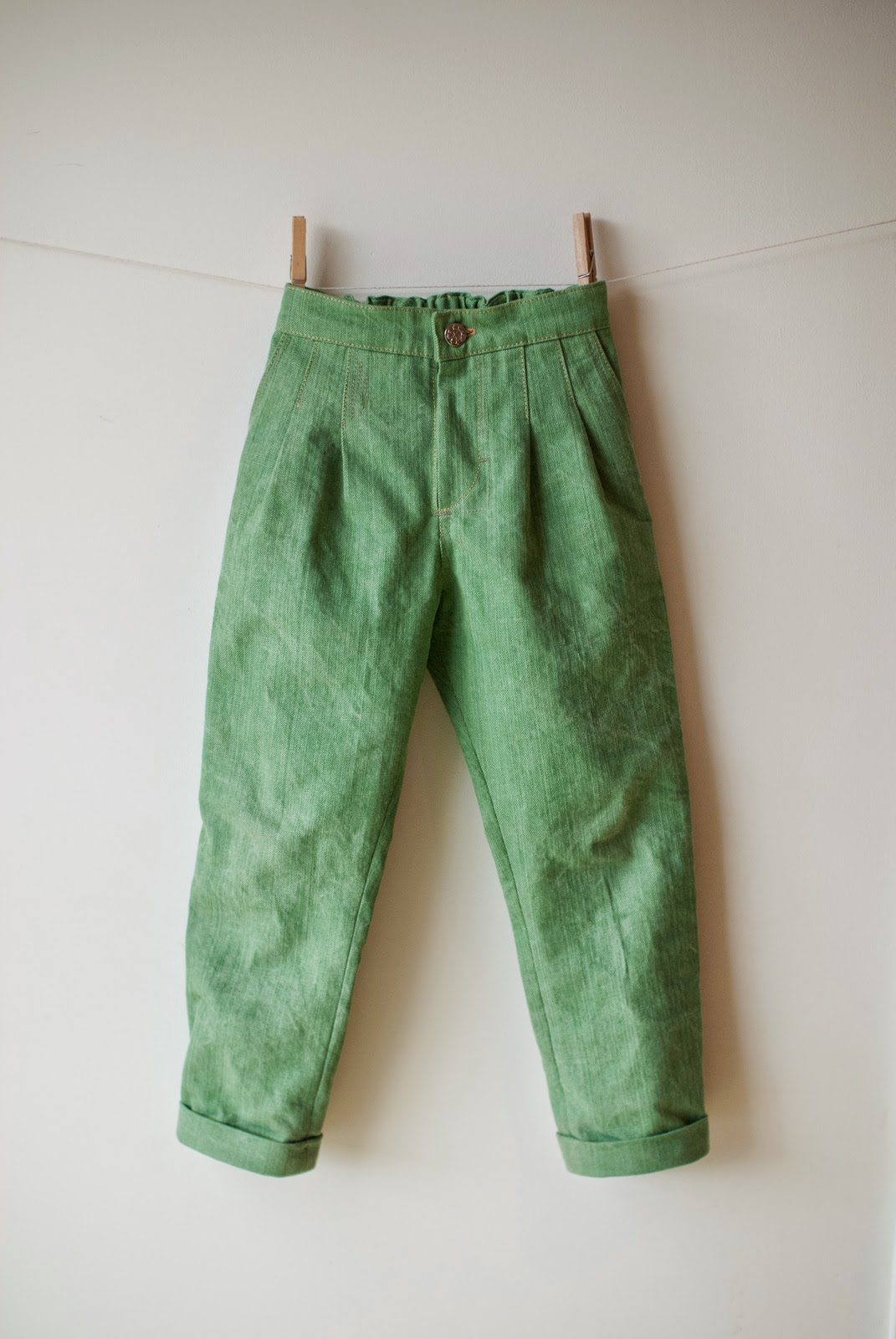 Bartacks and Singletrack: Green Banyan Jeans