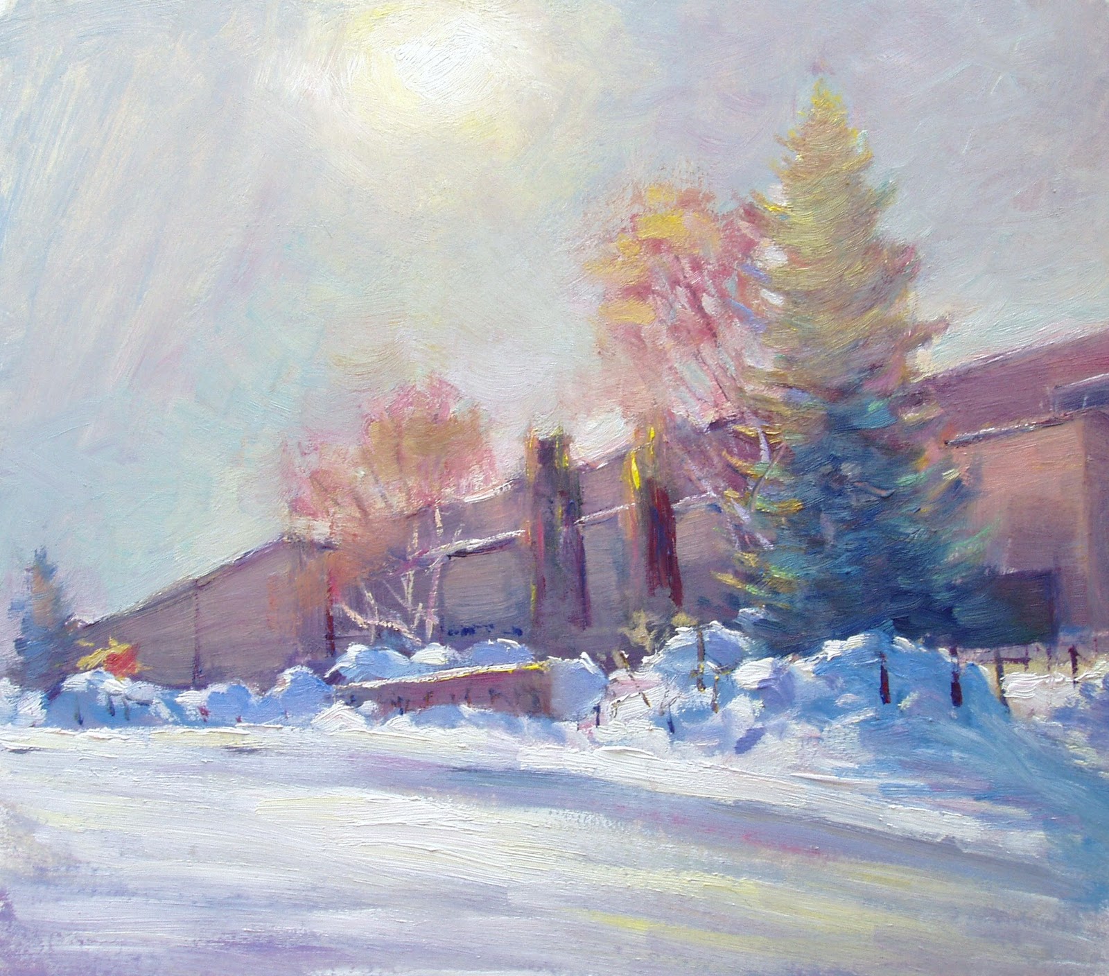 Capturing a Fleeting Moment ------- Weiming Zhao's Daily Plein Air ...