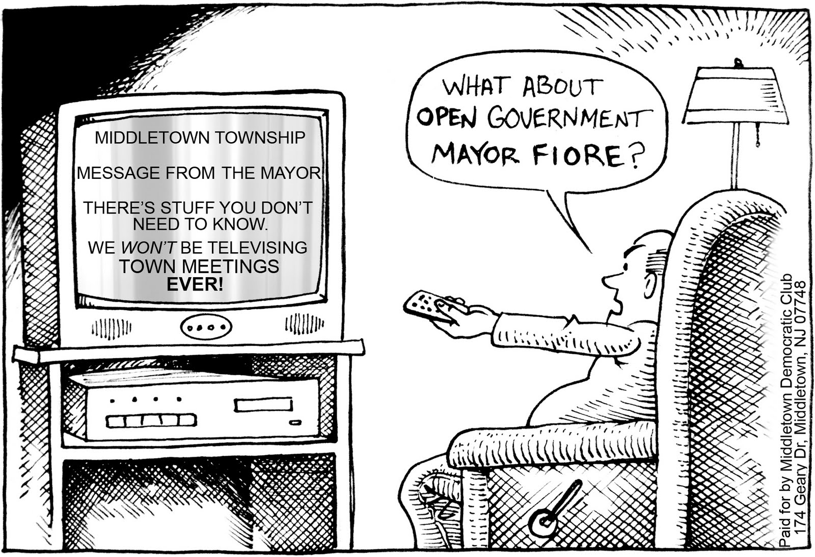 MiddletownMike: NO TV FOR YOU!