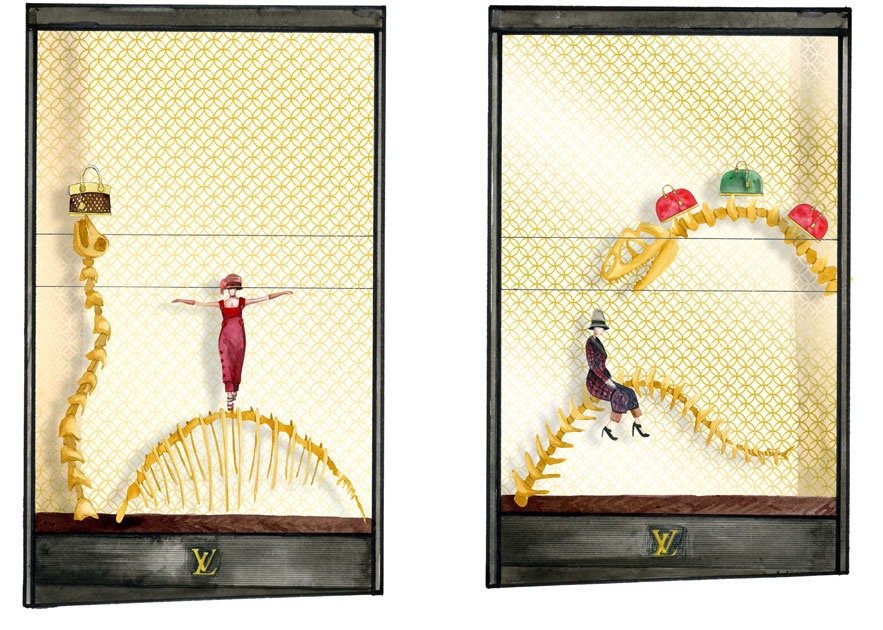 Louis Vuitton Animal Window Display | Paul Smith