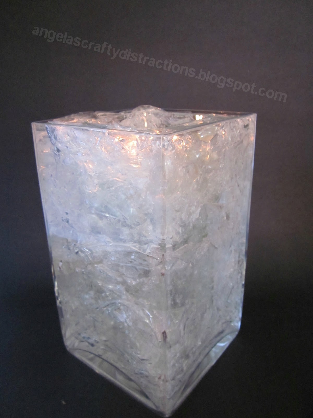 Crafty Distractions: Make Your Own Ice Block Centerpiece