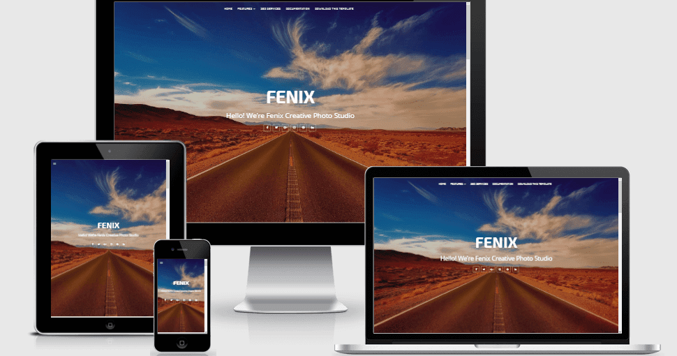 Fenix Portfolio - Responsive Creative Blogger Template