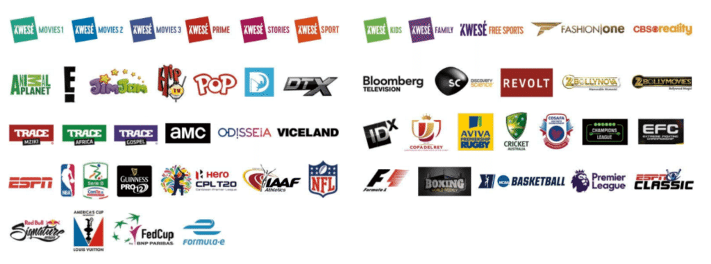 Full List of Kwesé TV Channels, Decoder and Subscription Price ...