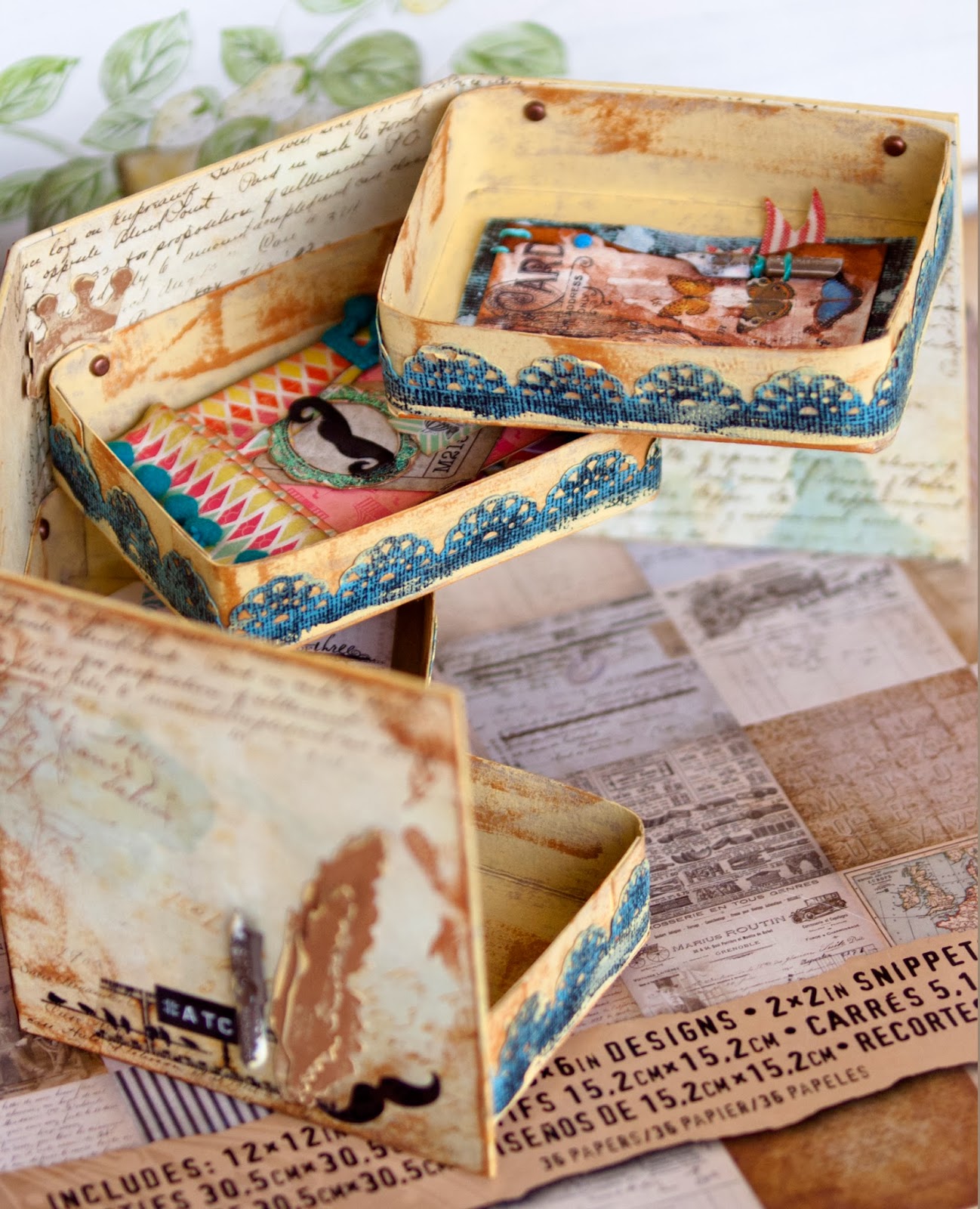 scrappylicious : ATC storage box