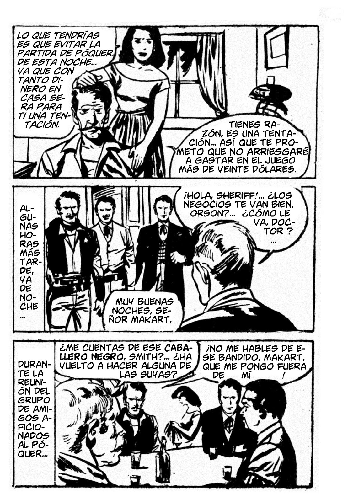 Traducciones de comics inéditos. José Ruiz DelAmor: El Jinete Negro (El ...