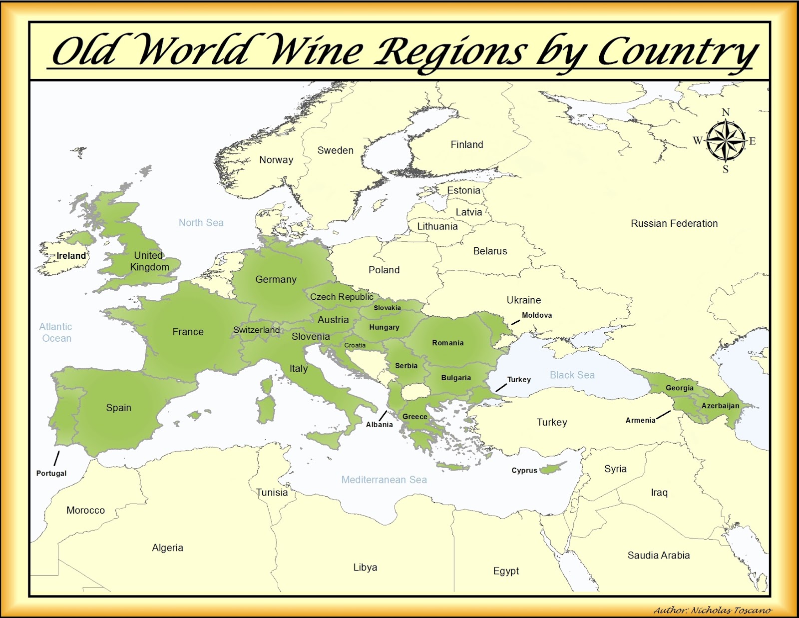 My Wine Journal: Old World Wine Regions
