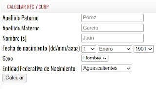 RFC Como Consultar y Calcular Rfc con Curp gratis