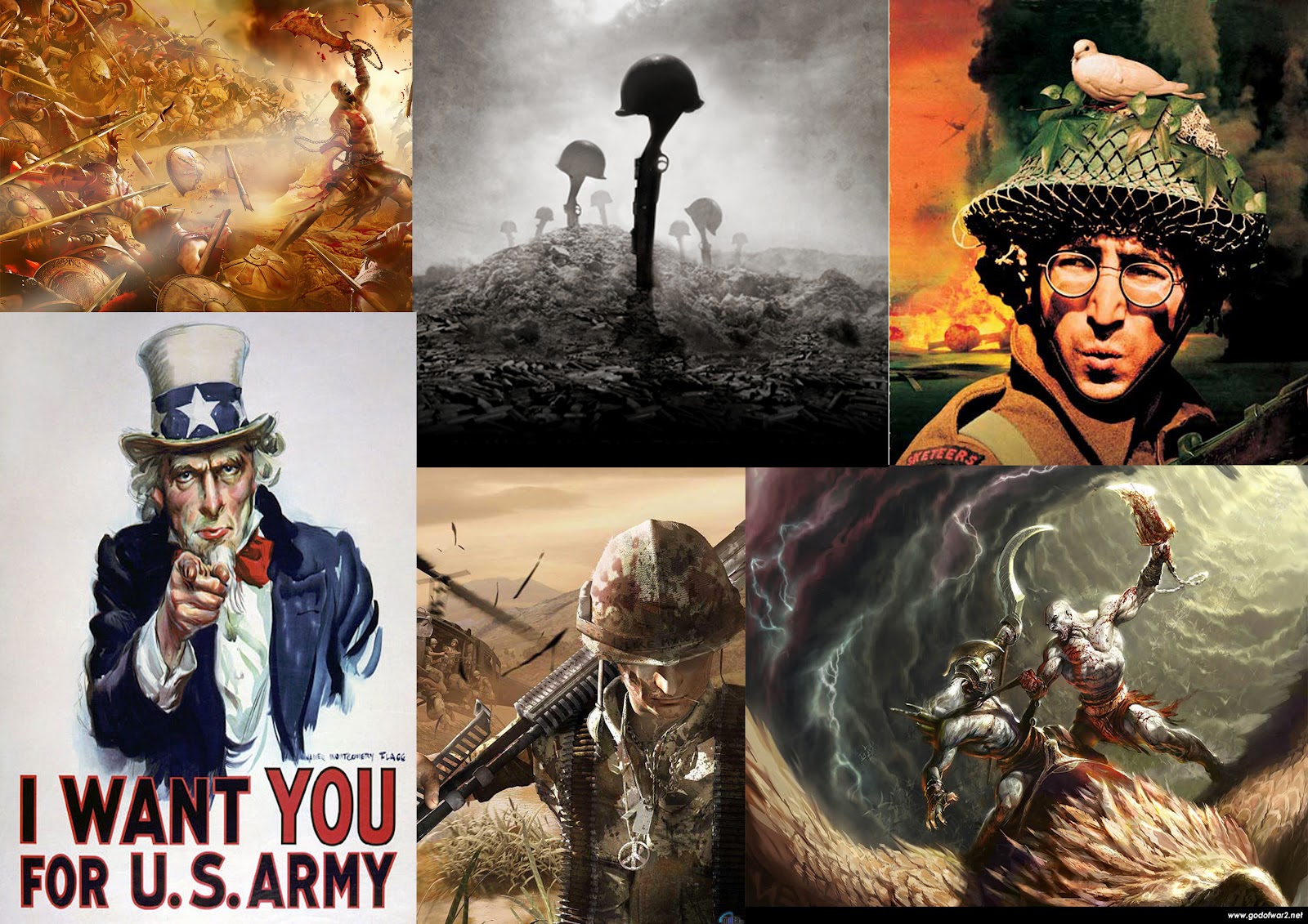 Melvin's Progress: War Moodboard