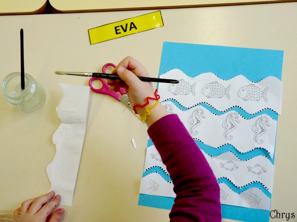 Le Journal de Chrys: Des vagues en maternelle