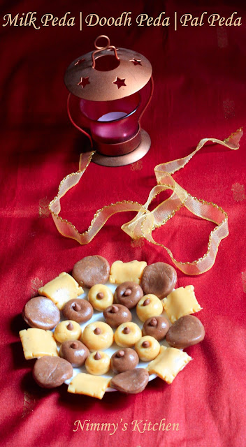 Nimmy's Kitchen: Milk Peda | Doodh Peda | Paal Peda | Chocolate Milk Peda