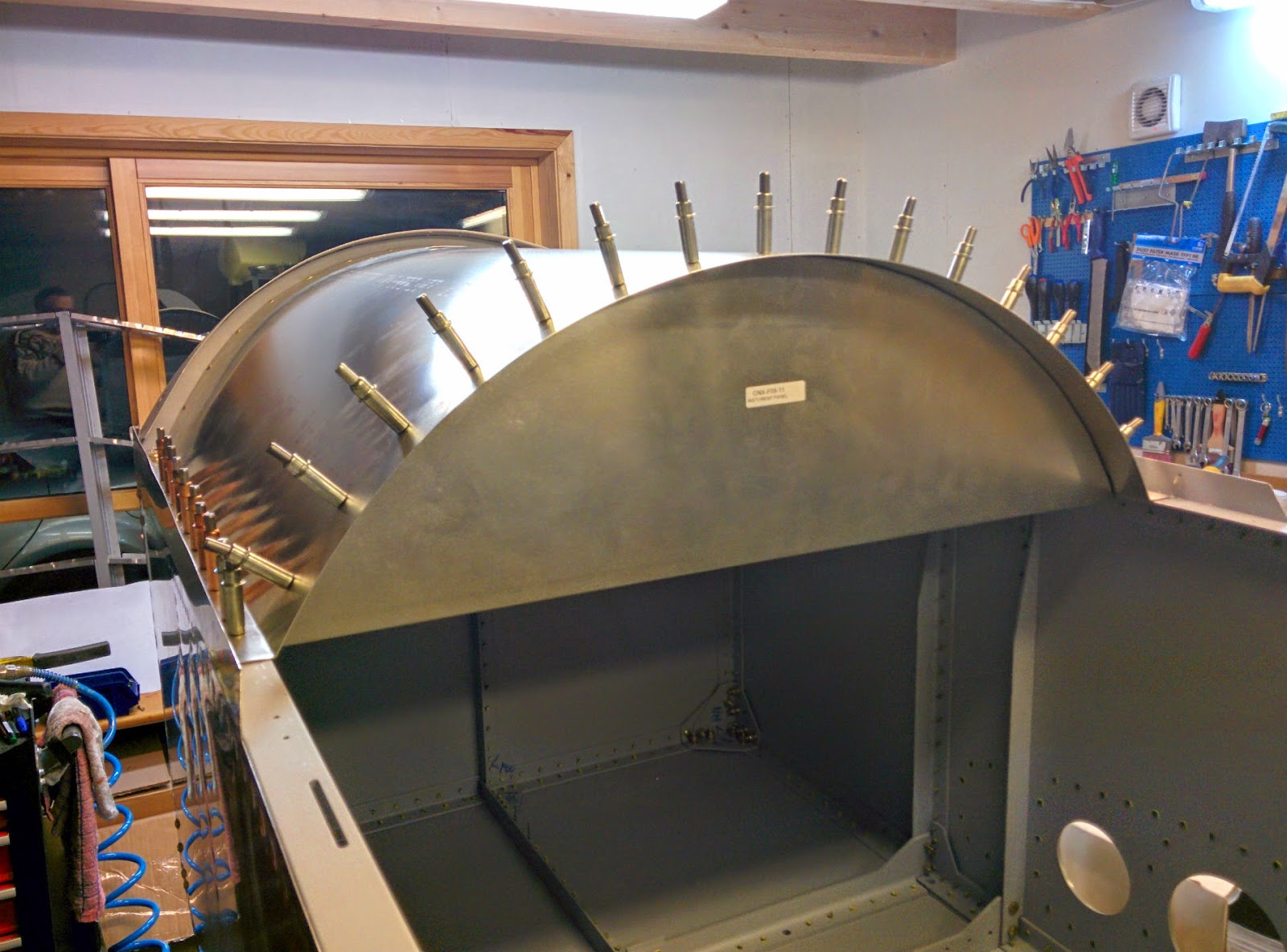 Onex build log: Glare shield and instrument panel