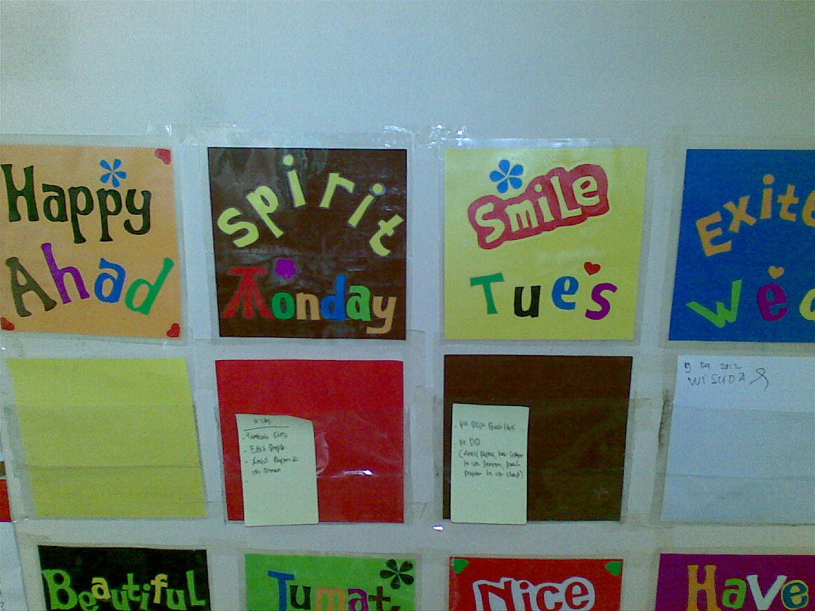 BRT: Membuat Wall Reminder Agenda Menggunakan Origami