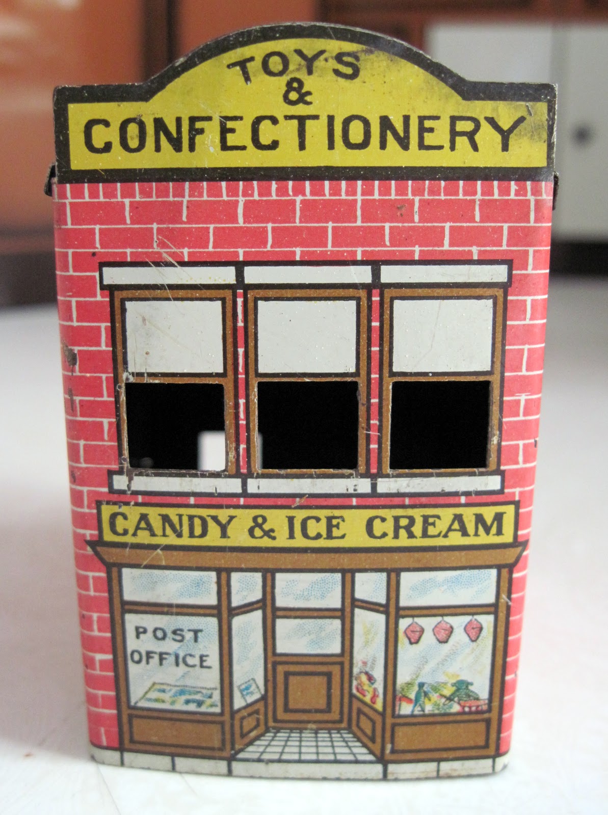 Tracy's Toys (and Some Other Stuff): Miniature Tin Toy & Candy Shop