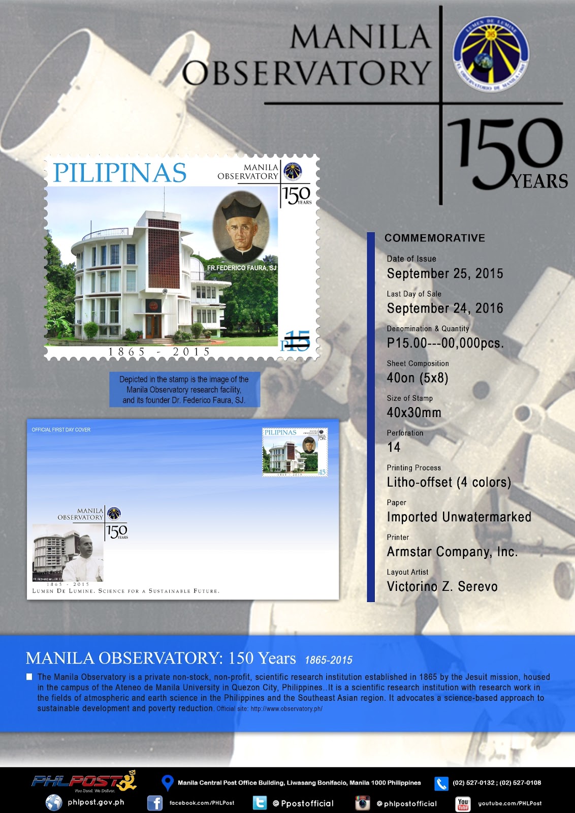 Philatelic Philippines: Manila Observatory