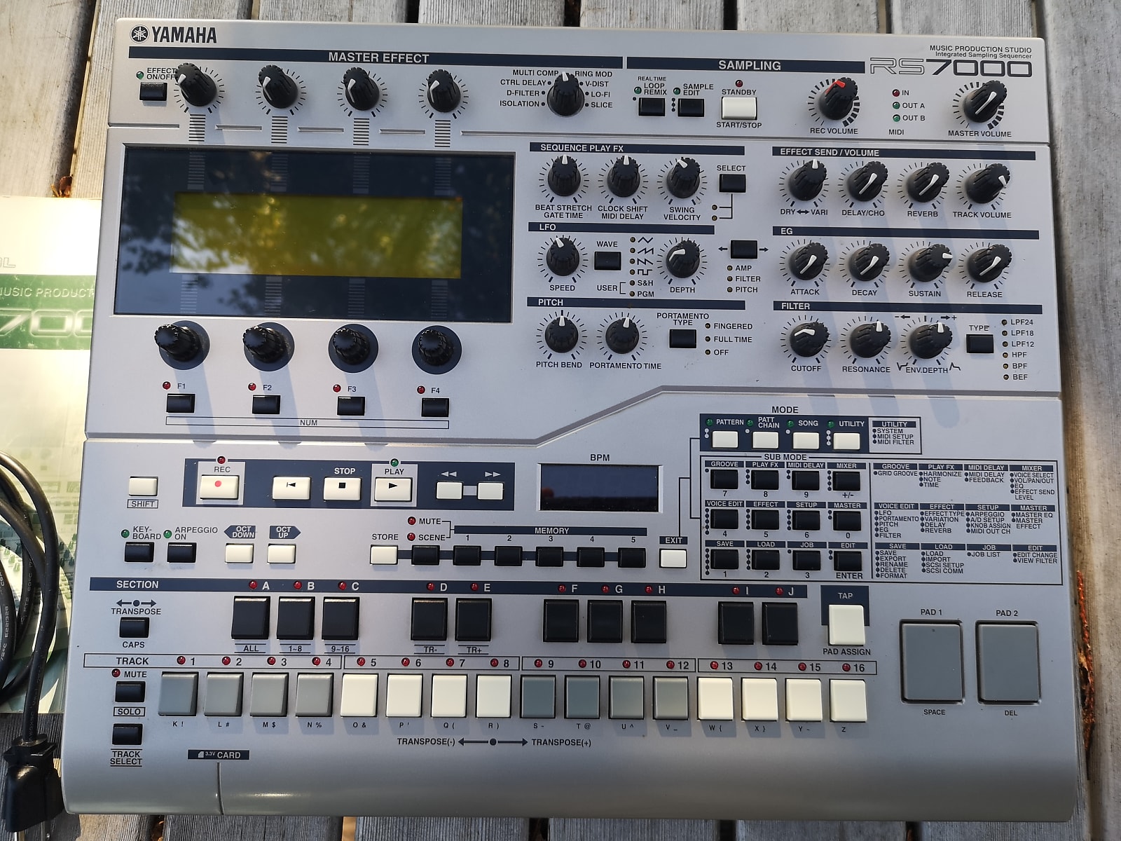 MATRIXSYNTH: Yamaha RS7000 SN HM01067 w/ Branded Gig Bag