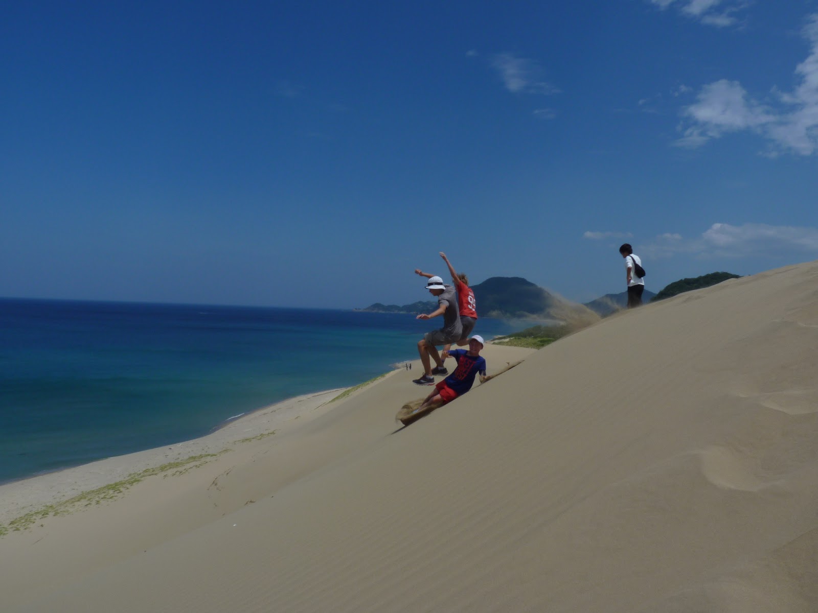 Highways, Byways, Backpacks and Boys: The Largest Sand Dunes in Japan