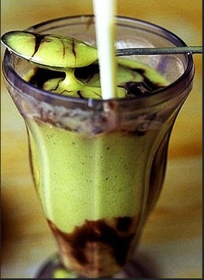 Resep Es Alpukat susu segar
