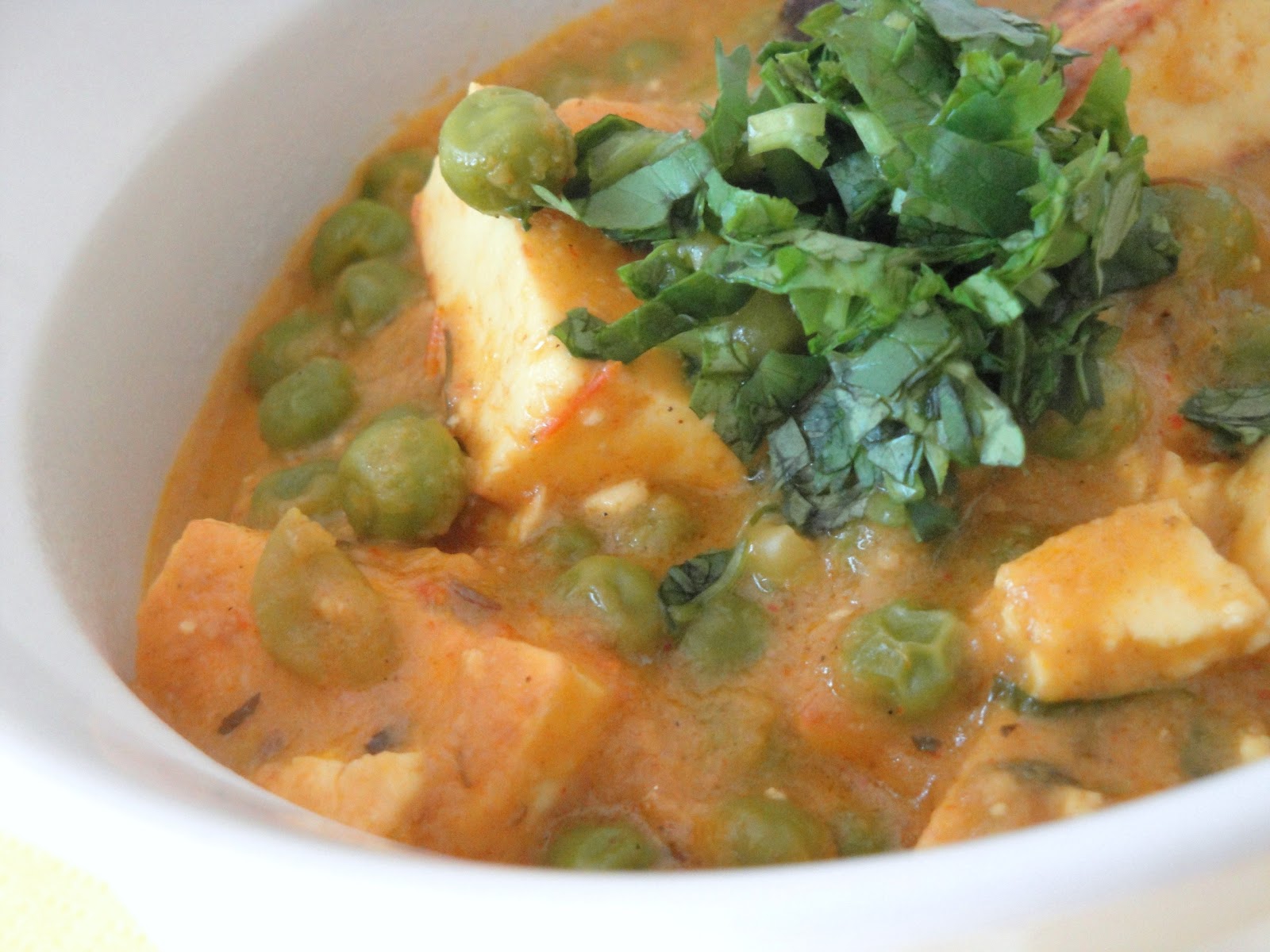 cumin and cardamom: Mutter Paneer