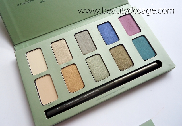 Review and swatches: Stila In the garden eye shadow palette | Beauty Dosage