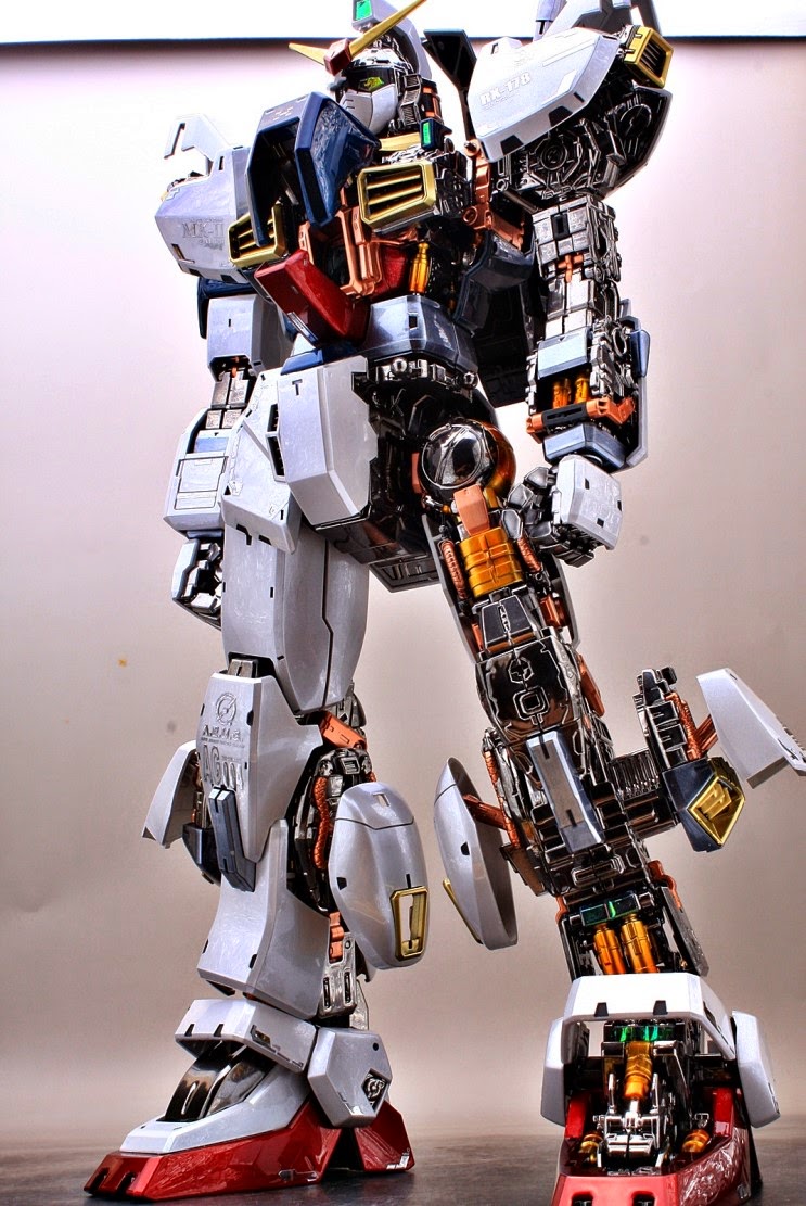 Custom Build: PG 1/60 RX-178 Gundam Mk-II AEUG "Gloss Finish"