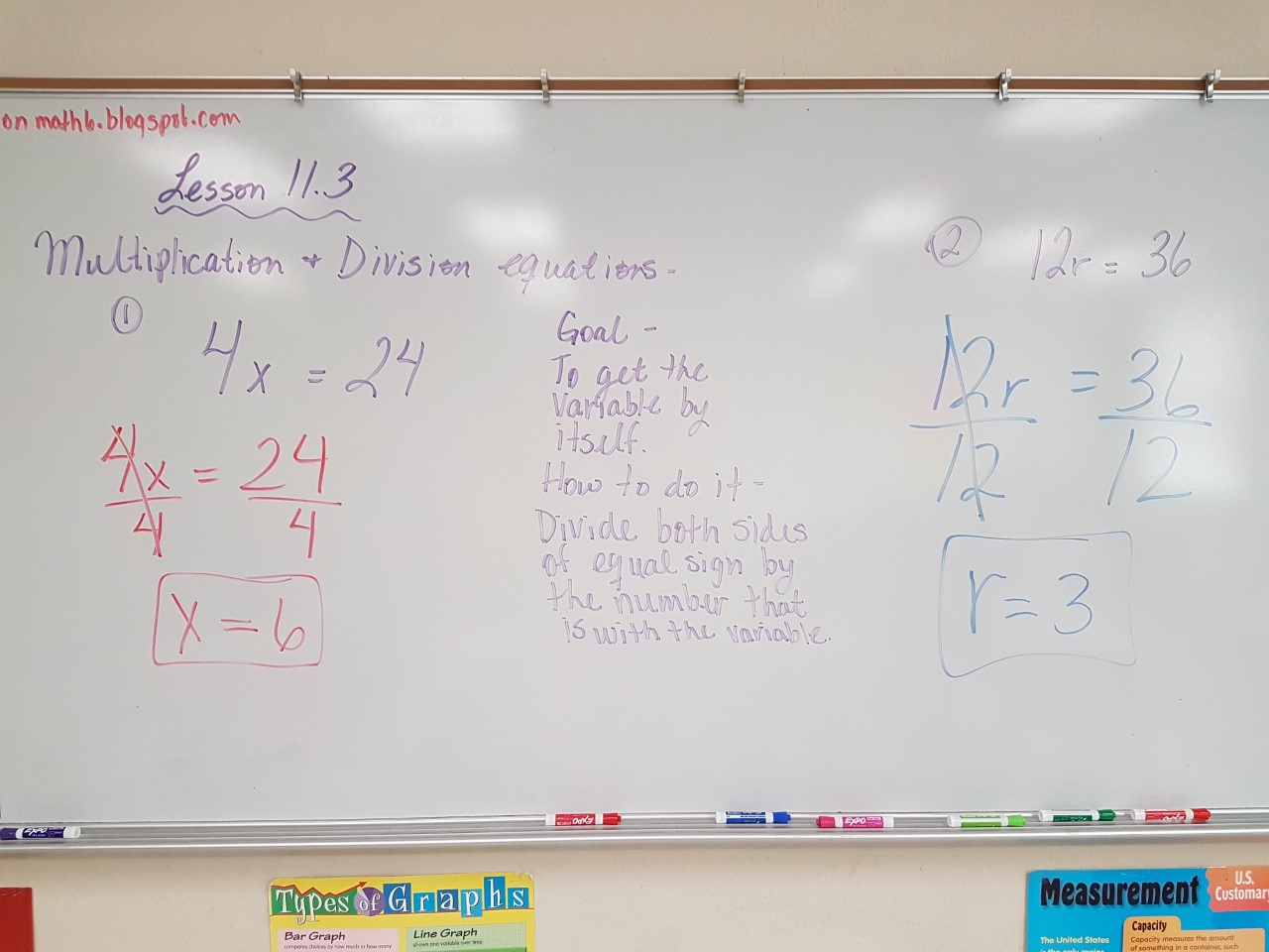 Mrs. Negron 6th Grade Math Class: Lesson 11.3 Multiplication & Division ...