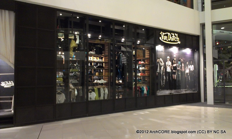 ArchCore: Von Dutch window display at Mega Bangna