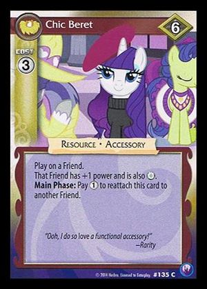 MLP Chic Beret CCG Cards | MLP Merch
