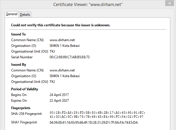 Lab 8.6. [CentOS7] Web Server (Apache) : SSL Configuration for HTTPS - Yord's Note