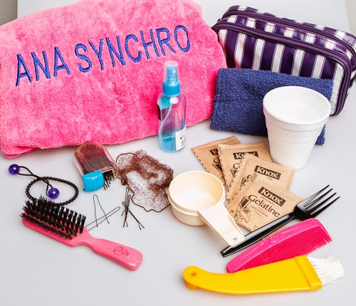 ANA Synchro: How to knox hair for synchronized swimming