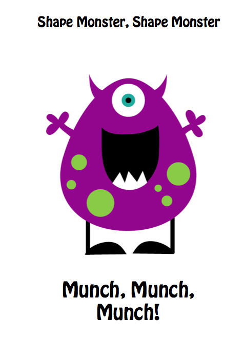 Chit Chat and Small Talk: Shape Monster Book