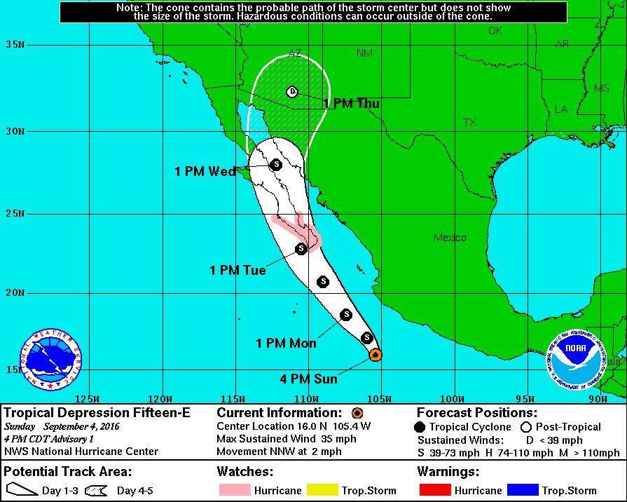 ': Huracán en formación impactaría a BCS