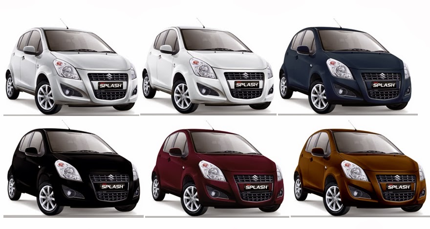 6 Warna New Suzuki Splash 2014 Go Onwards | Mobil Dunia