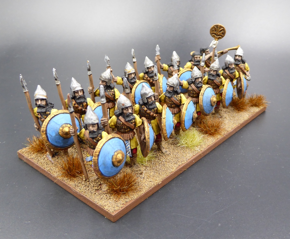 Palouse Wargaming Journal: Assyrian Heavy Infantry I in 25mm