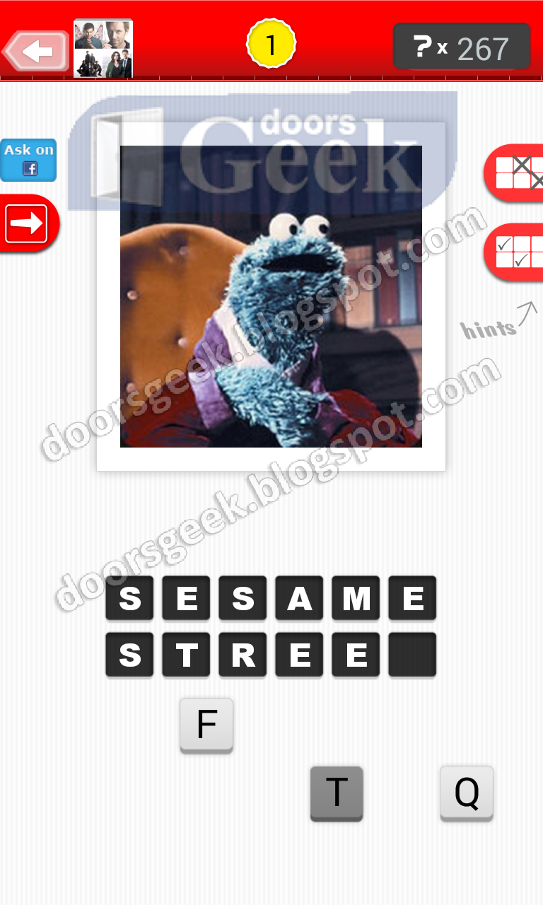 Guess the TV Show - Level 20-1 Answer ~ Doors Geek