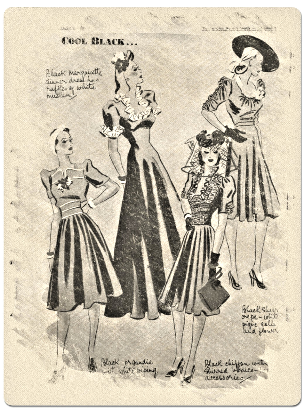 Create with TLC: Vintage Ad Sketches.........