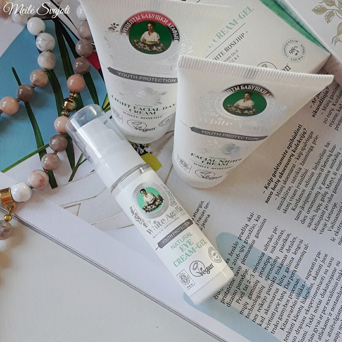 Viktorija Gruod Beauty Art: White Agafia jaunystės išsaugojimo linija ...