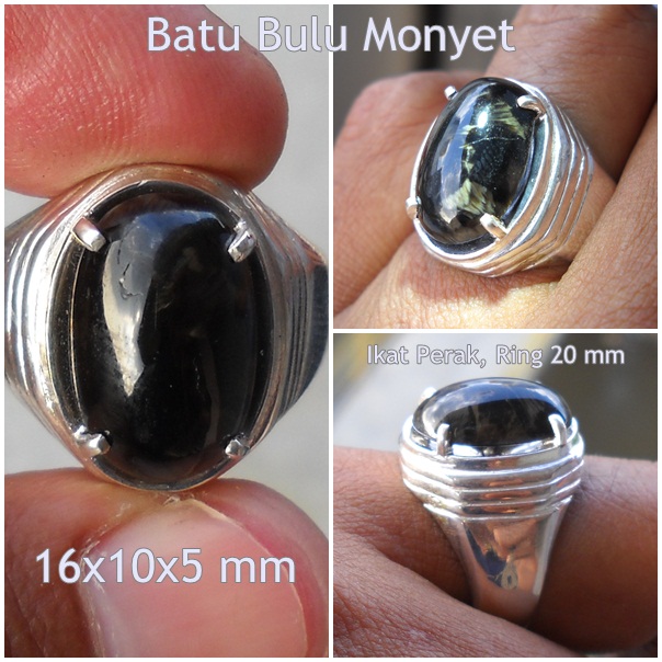 Lapak Batu Antik ( LBA ): AK168- SOLD - Batu Akik Bulu Monyet - Antik