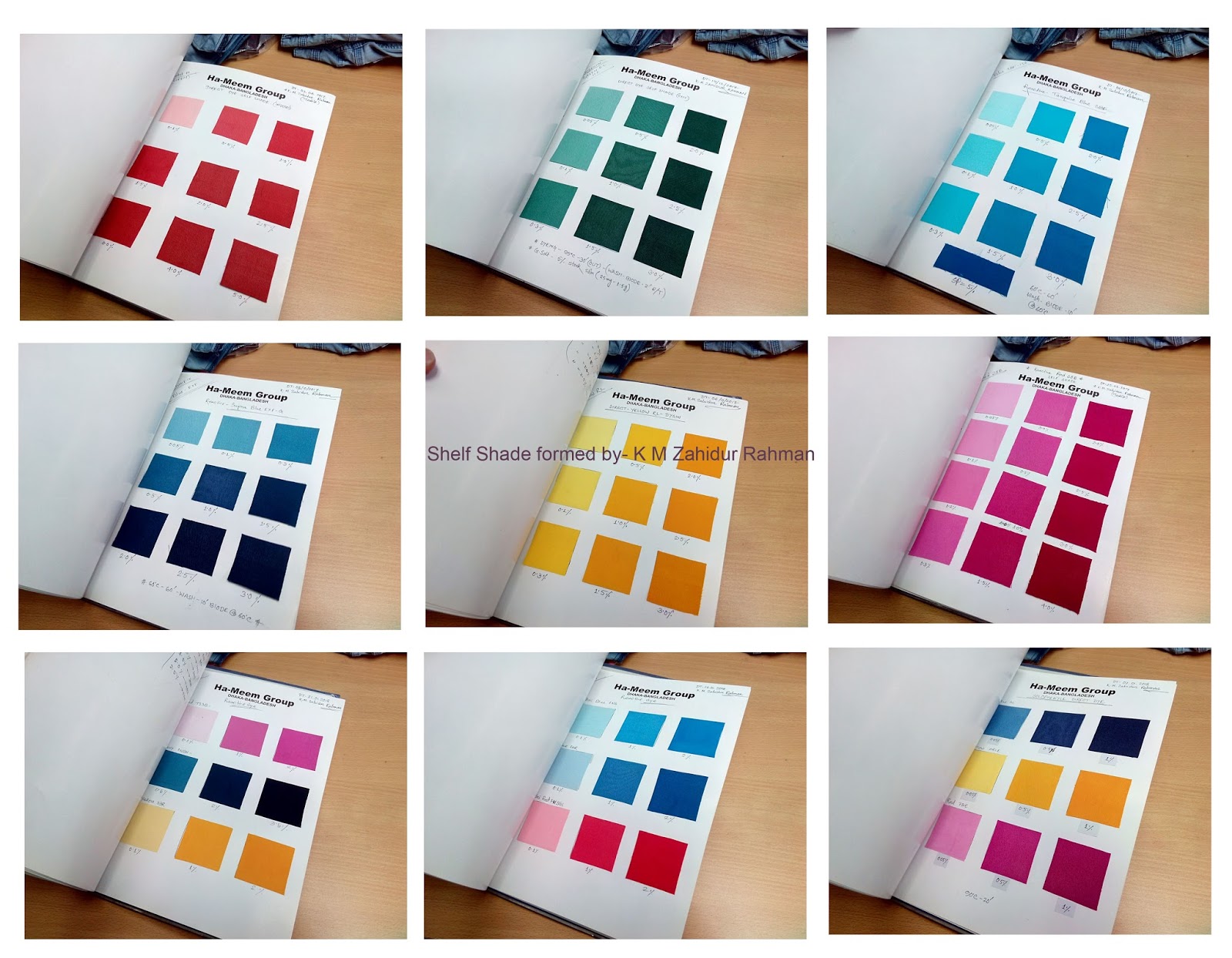 Denim Wash: Textile Dyeing color recipe Book